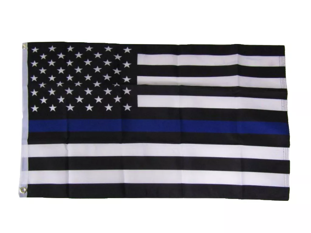 2x3 USA American Police Thin Blue Line Super Polyester Flag 2'x3 ...