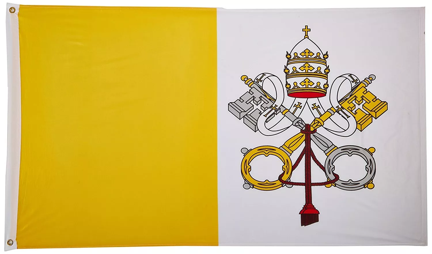 2x3 Vatican City Flag 2'x3' Nylon Polyester Pope House Banner Grommets ...