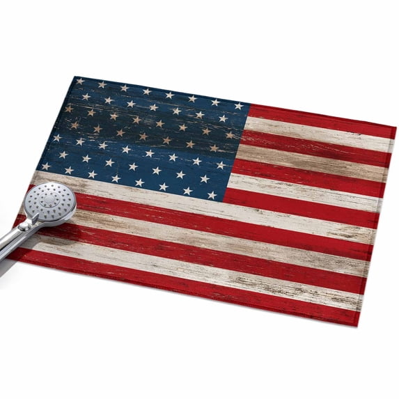 2x3 Washable Area Rugs,American Flag Stripe Star Non-Slip Ultra Soft ...