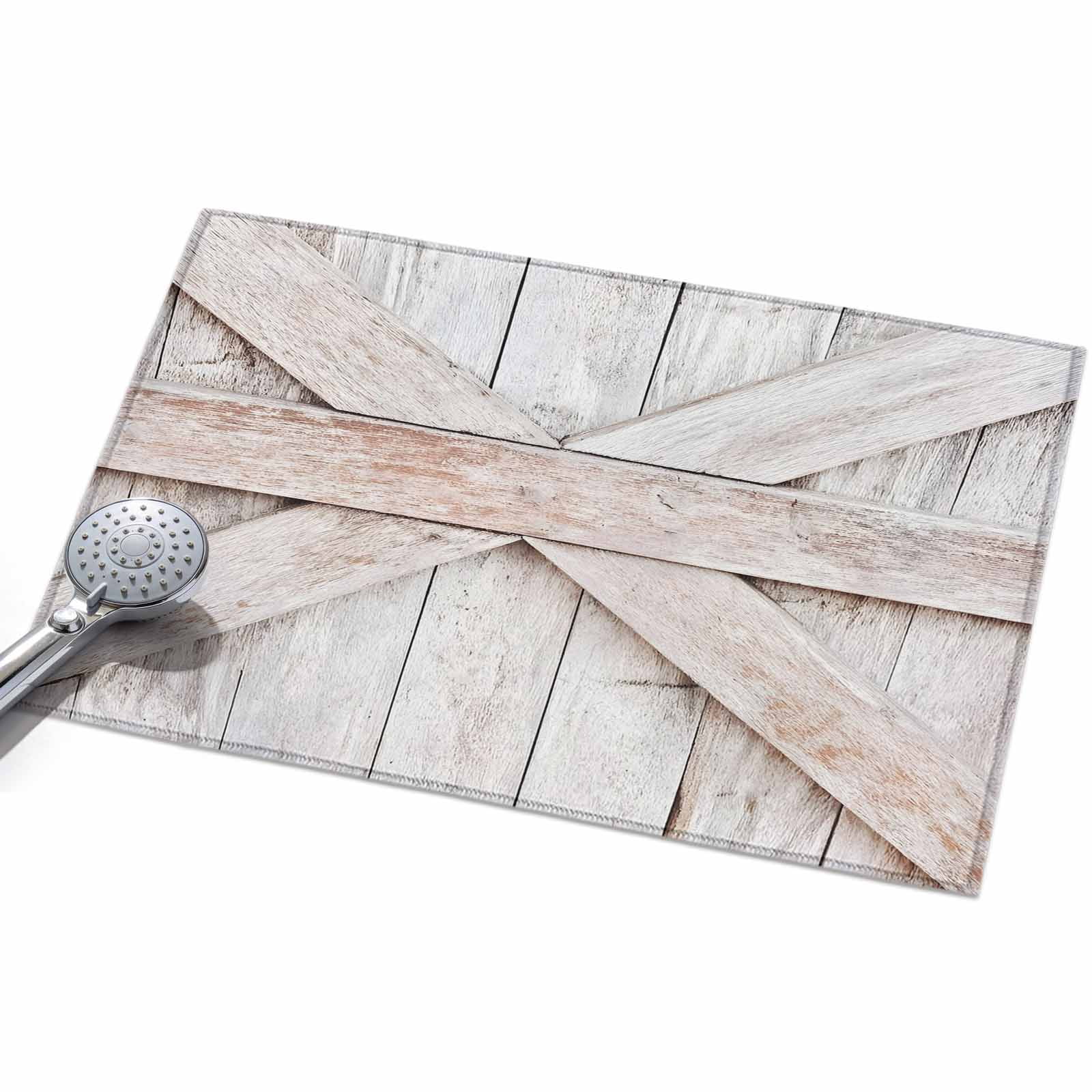2x3 Washable Area Rugs,Farmhouse Retro Wooden Barn Non-Slip Ultra Soft ...