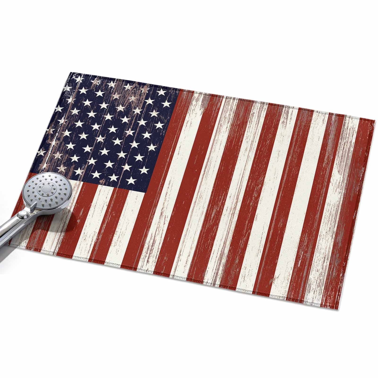 2x3 Washable Area Rugs,Independence Day Stars and Stripes Non-Slip ...