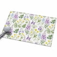 2x3 Washable Area Rugs,Pastoral Lavender Ombre Floral Non-Slip Ultra ...