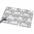 2x3 Washable Area Rugs,Summer Palm Tree on Gray Non-Slip Ultra Soft Rug ...
