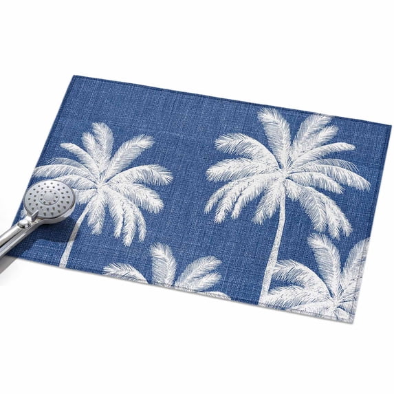 2x3 Washable Area Rugs,Tropical Coconut Trees Silhouette Non-Slip Ultra ...