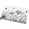2x3 Washable Area Rugs,Watercolor Pastoral Flower Butterfly Non-Slip ...