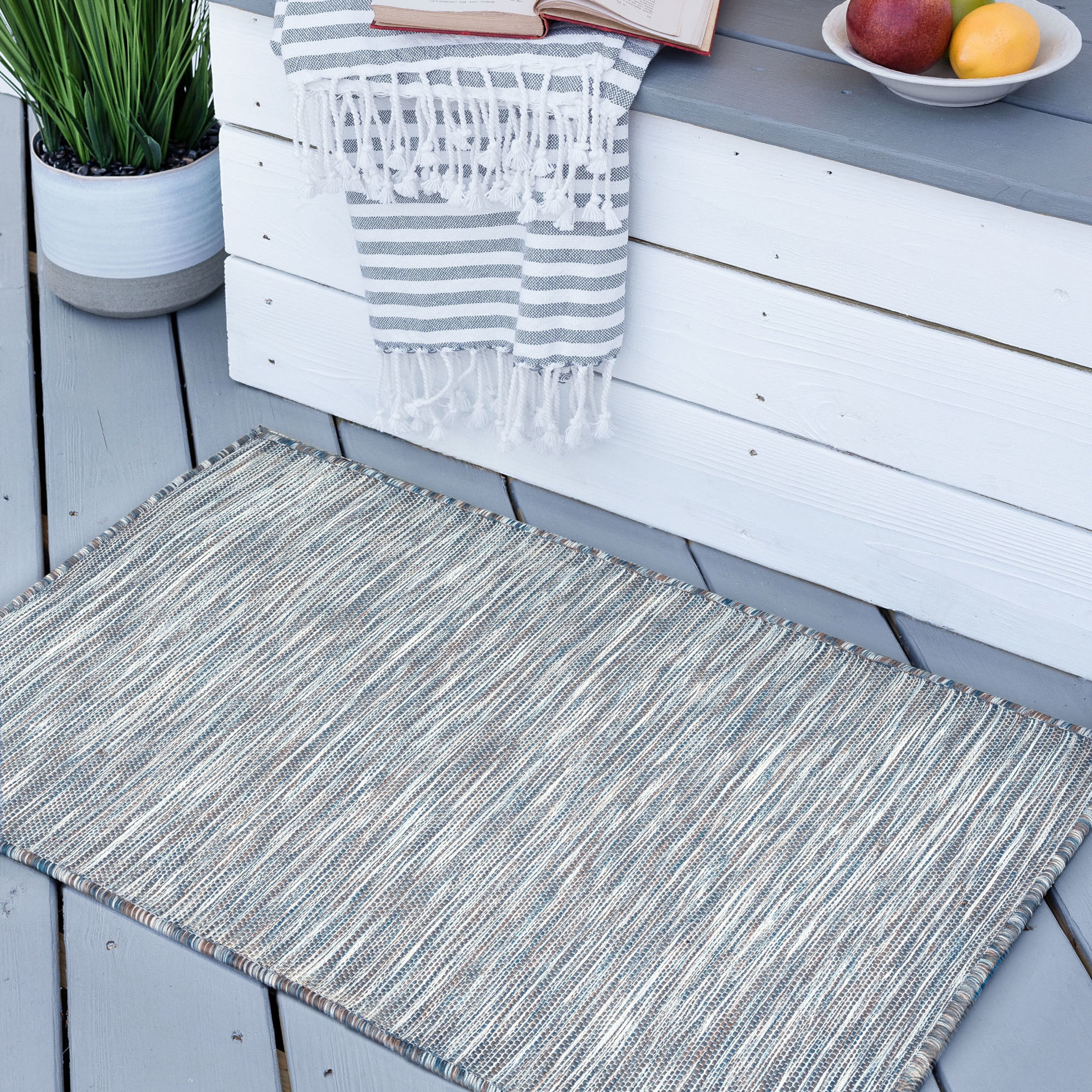 2x3 Water Resistant, Small Indoor Outdoor Rugs for Patios, Front Door ...