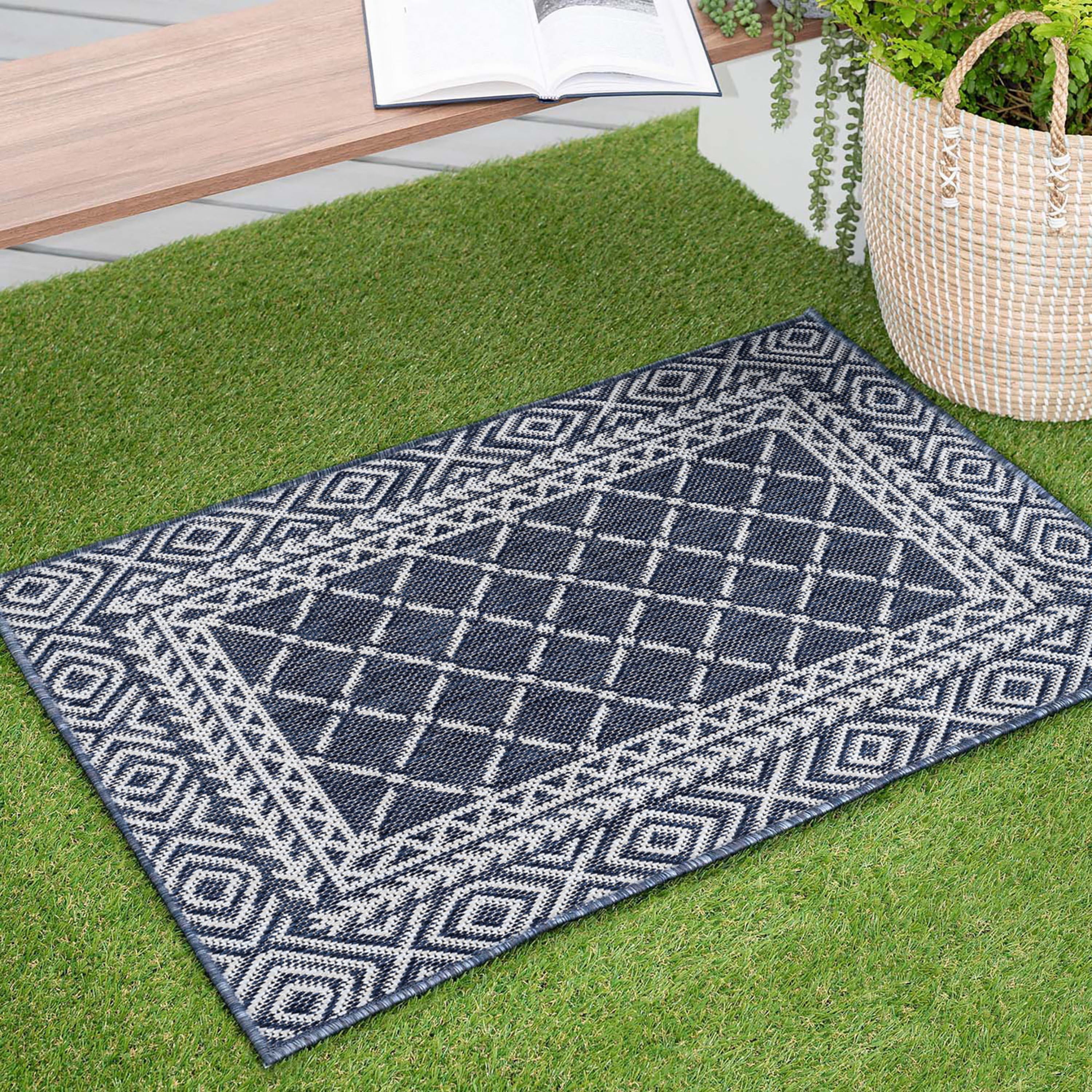 2x3 Water Resistant, Small Indoor Outdoor Rugs for Patios, Front Door ...