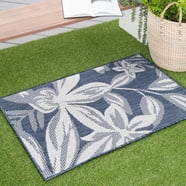 6ft Round Water Resistant, Indoor Outdoor Rugs for Patios, Front Door ...