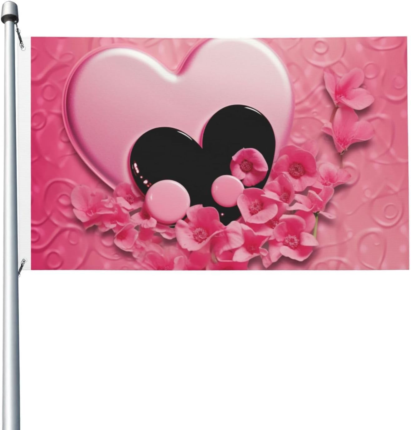 2x3 ft Flags Flag Outside Yard Flag Pink love pictures Funny Garden ...