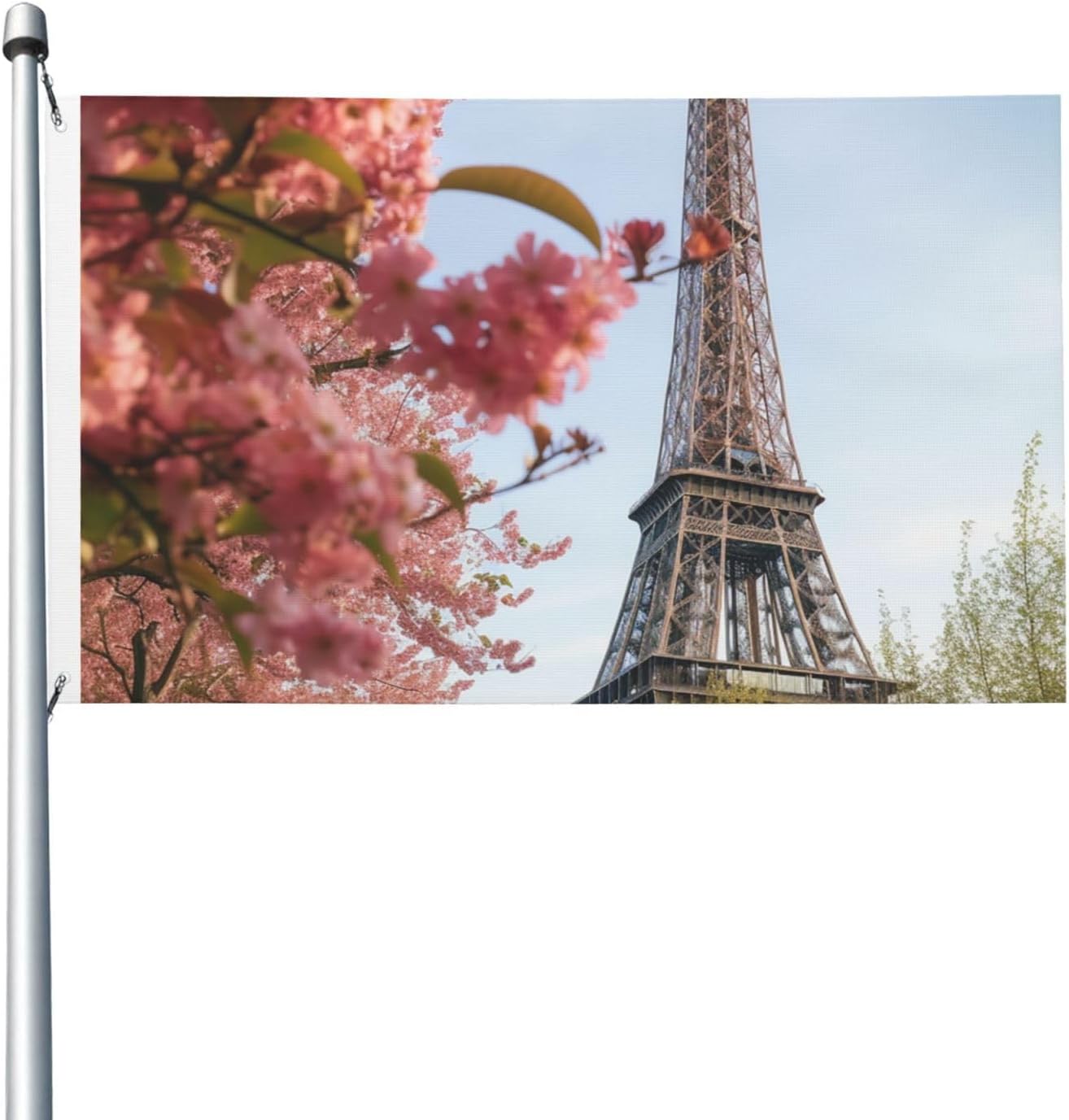 2x3 ft Flags Flag Outside Yard Flag Paris Eiffel Tower Flower Funny ...