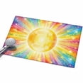 2x3ft Area Rug,Cartoon Watercolor Sun Colorful Washable Large Rugs Soft ...