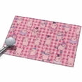 2x3ft Area Rug,Cute Cartoon Pig Pink Buffalo Plaid Washable Large Rugs ...