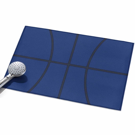 2x3ft Area Rug,Dark Blue Basketball Texture Washable Large Rugs Soft ...