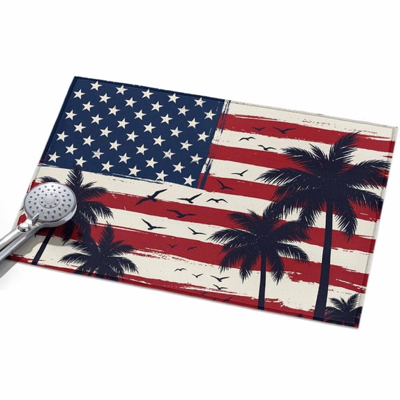 2x3ft Area Rug,Independence Day USA Flag Washable Large Rugs Soft Non ...