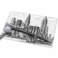 2x3ft Area Rug,Modern Bridge Building Sketch Washable Large Rugs Soft ...