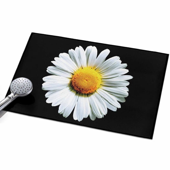 2x3ft Area Rug,Pastoral Wildflower White Daisy Washable Large Rugs Soft ...