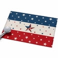 2x3ft Area Rug,Patriotic Independence Day Red White Blue Stripe Large ...
