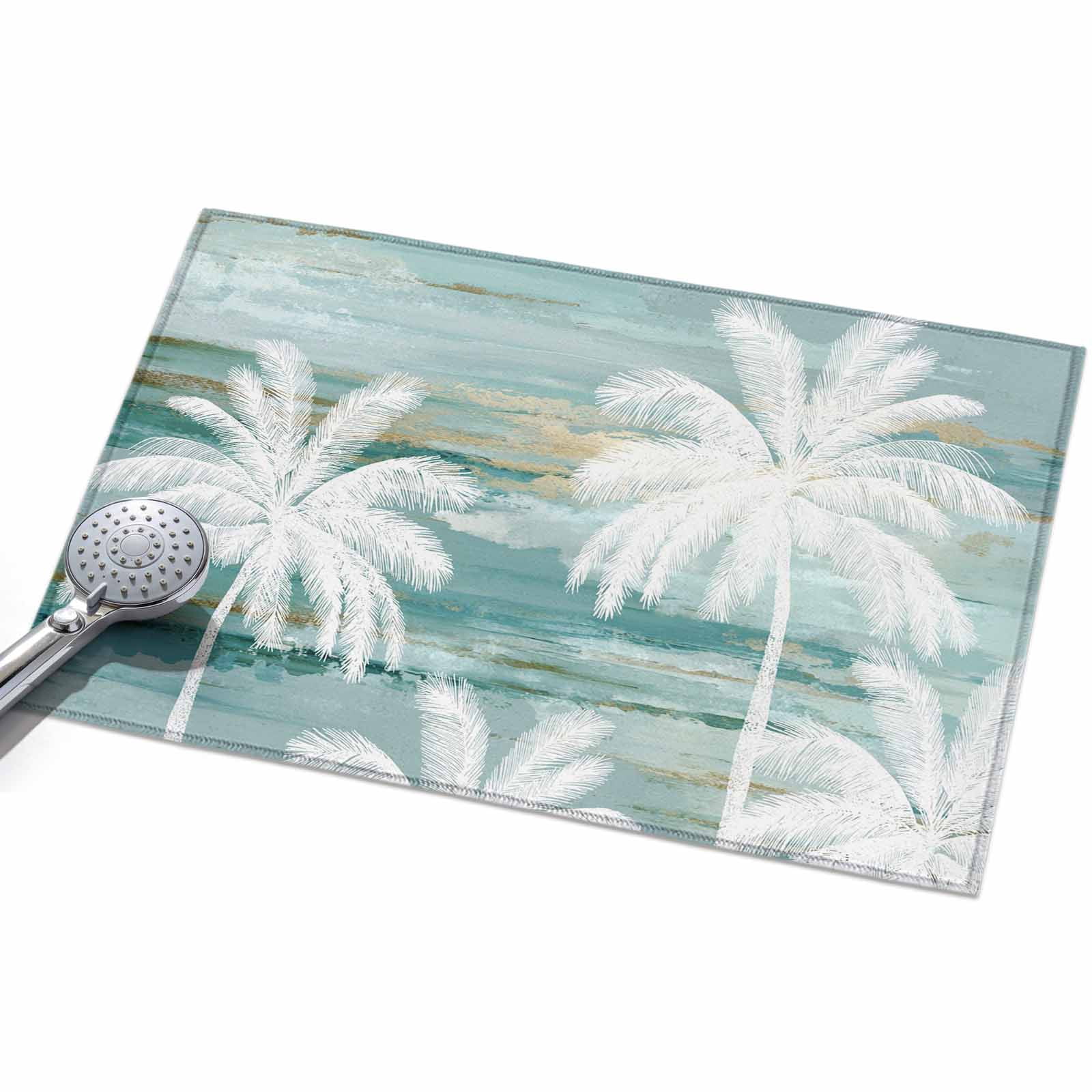 2x3ft Area Rug,Summer Coconut Trees Silhouette Washable Large Rugs Soft ...