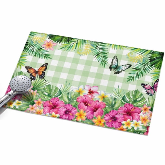 2x3ft Area Rug,Tropical Plants Burmese Gardenia Flower Washable Large ...