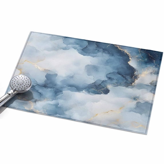 2x3ft Area Rug,Water Duck Green Abstract Marble Washable Large Rugs ...