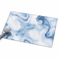 2x3ft Area Rug,Watercolor Blue Marble Texture Washable Large Rugs Soft ...
