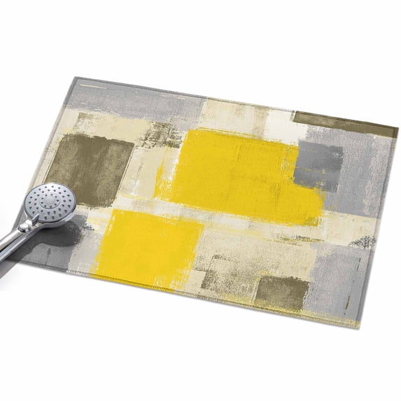 2x3ft Area Rug,Watercolor Yellow Oil Painting Art Washable Large Rugs ...