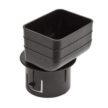 Flex-Drain 3'' X 4'' X 4'' Downspout Adapter - Walmart.com
