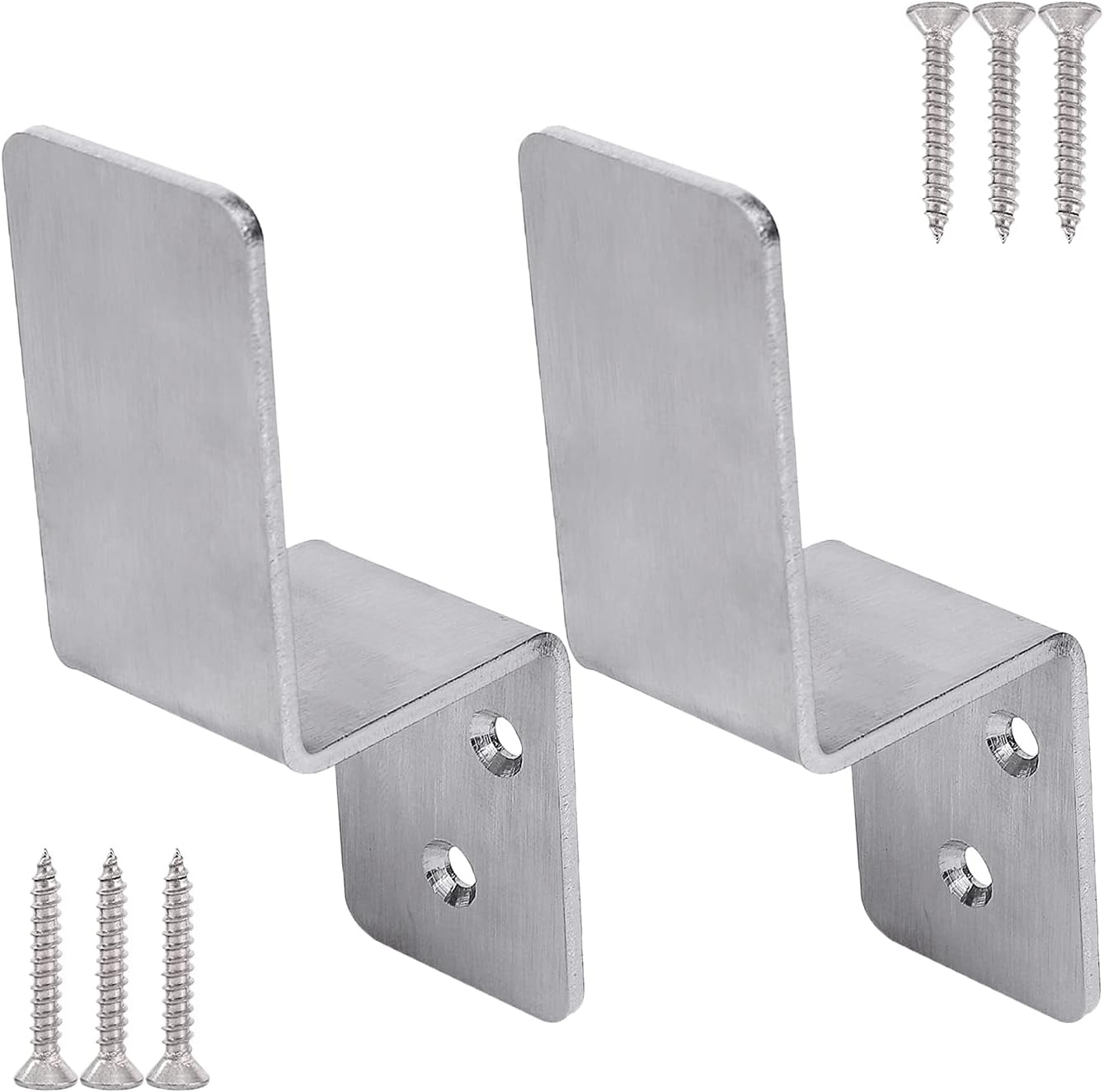 2x4 Door Barricade Brackets|2PCS Heavy Duty Stainless Steel Drop Open ...