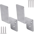 2x4 Door Barricade Brackets|2PCS Heavy Duty Stainless Steel Drop Open ...
