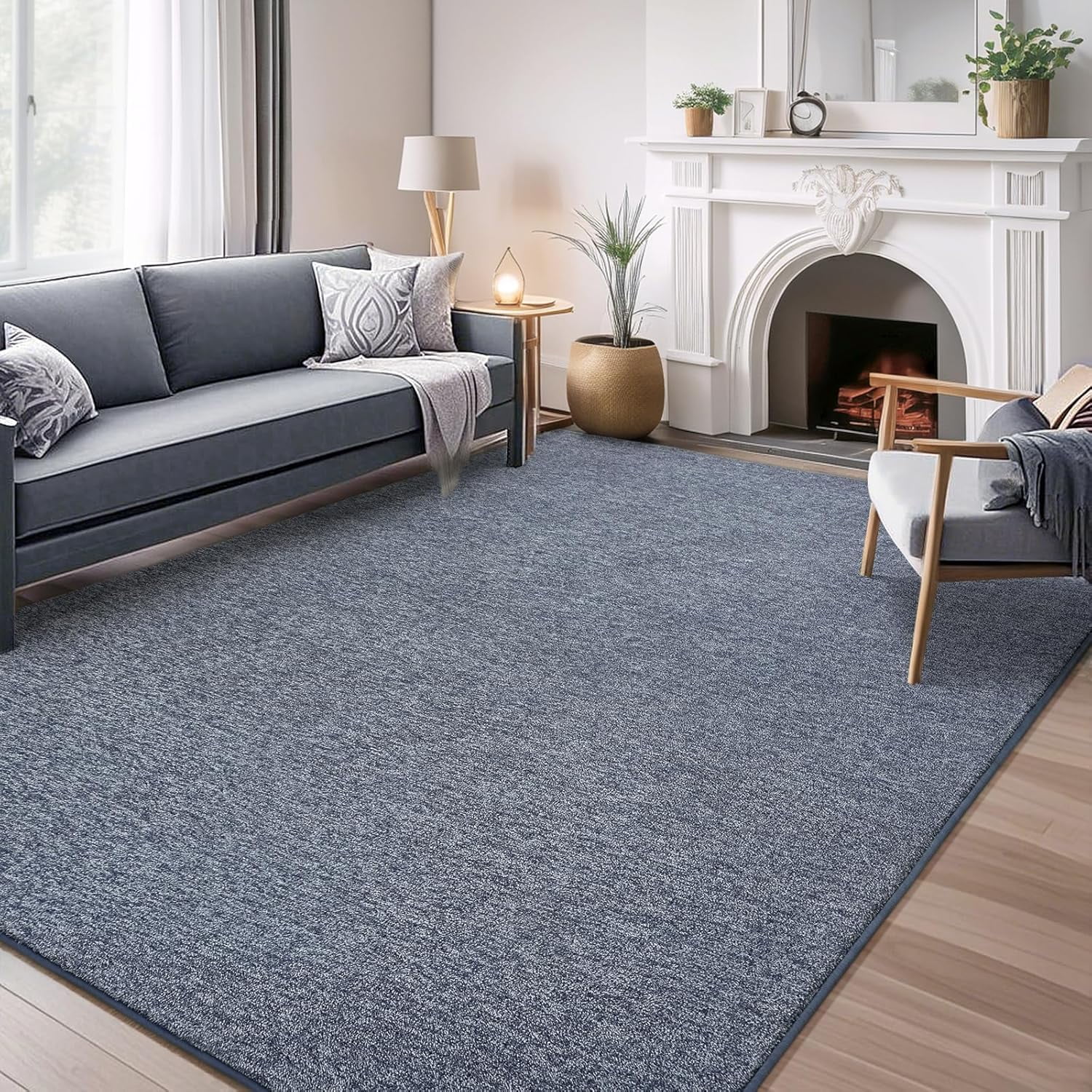 2x4 Feet Shag Runner Rug for Hallways, Washable Rugs with Memory Foam ...