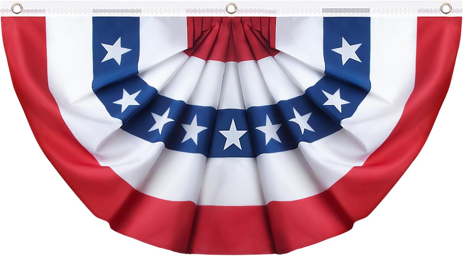 2x4 Ft American Bunting Flags for Outside, 4th of July Outdoor Decorations Patriotic Banner ...