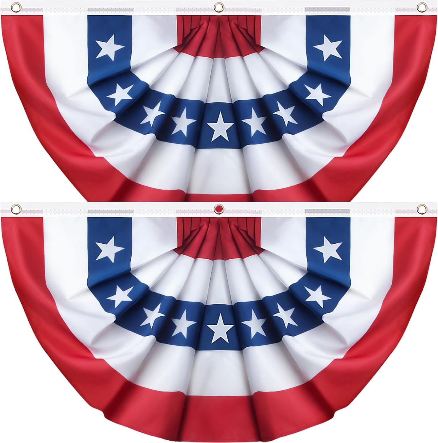 2x4 Ft American Bunting Flags for Outside, 4th of July Outdoor ...