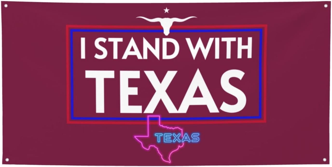 2x4 Ft I Stand With Texas Banner Flag Dont Mess With Tx Flag Sign We ...
