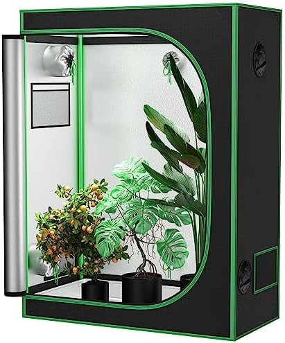 2x4 Grow Tent, High Reflective Mylar Hydroponic Growing System, 48"x24 ...