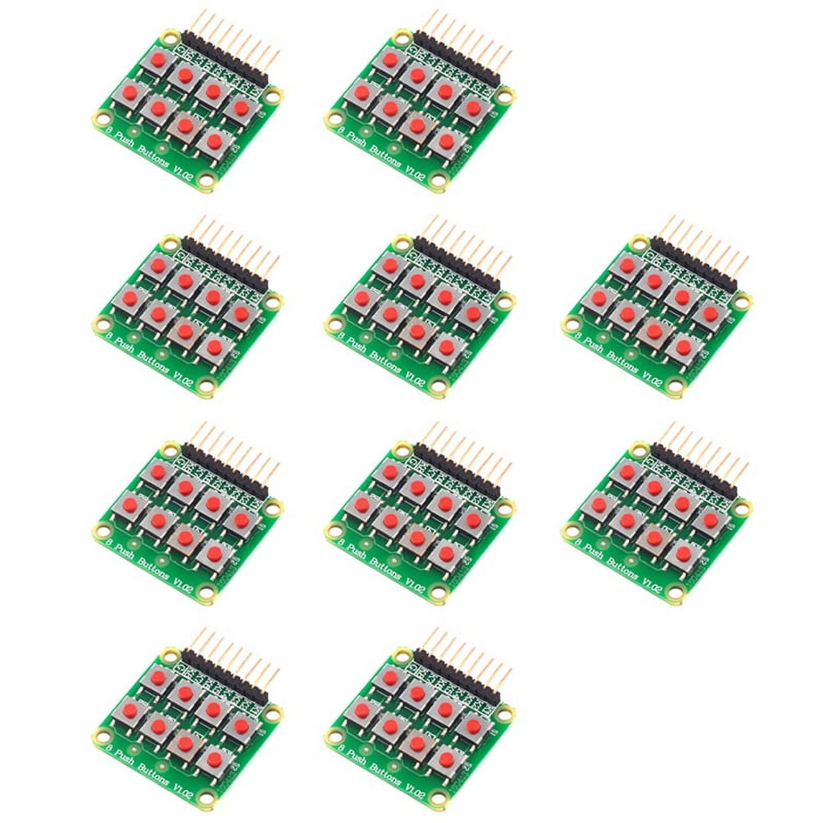 2x4 Keypad 4x2 Keypad 8 Push Buttons V1.00 Key Board Matrix Keyboard Button for AVR PIC 2x4 ...