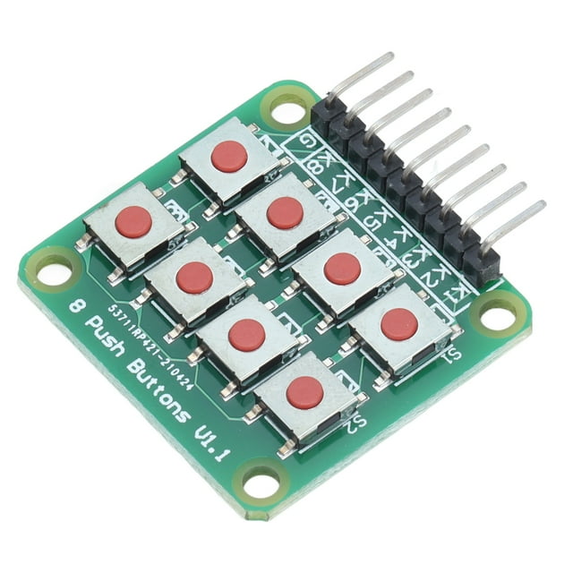 2x4 Matrix Keypad Module - 8-Push Button Micro Switch Board for Single ...