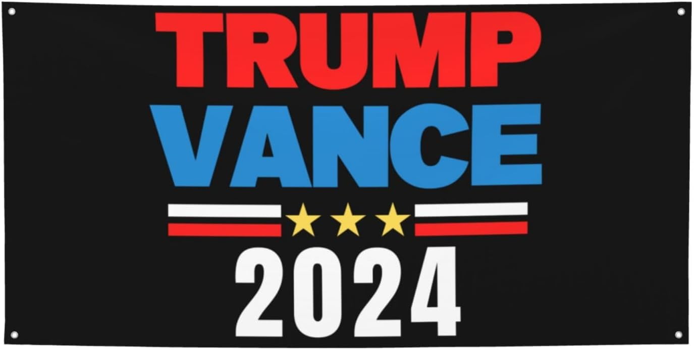 2x4 Trump Vance 2024 Banner Flag Trump Vance 2024 President Banner Sign ...