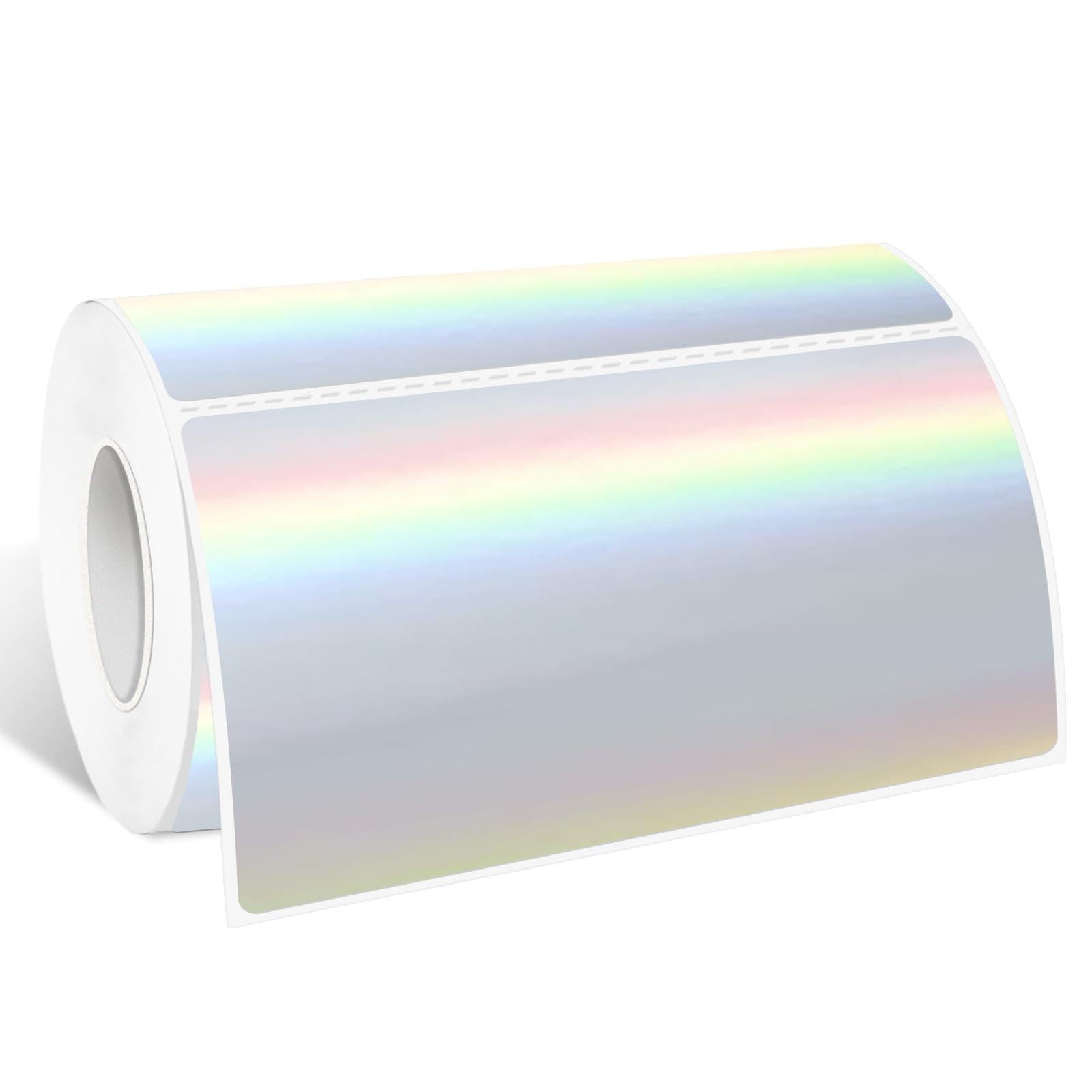 2x4 thermal labels holographic rainbow, printable glitter stickers for ...