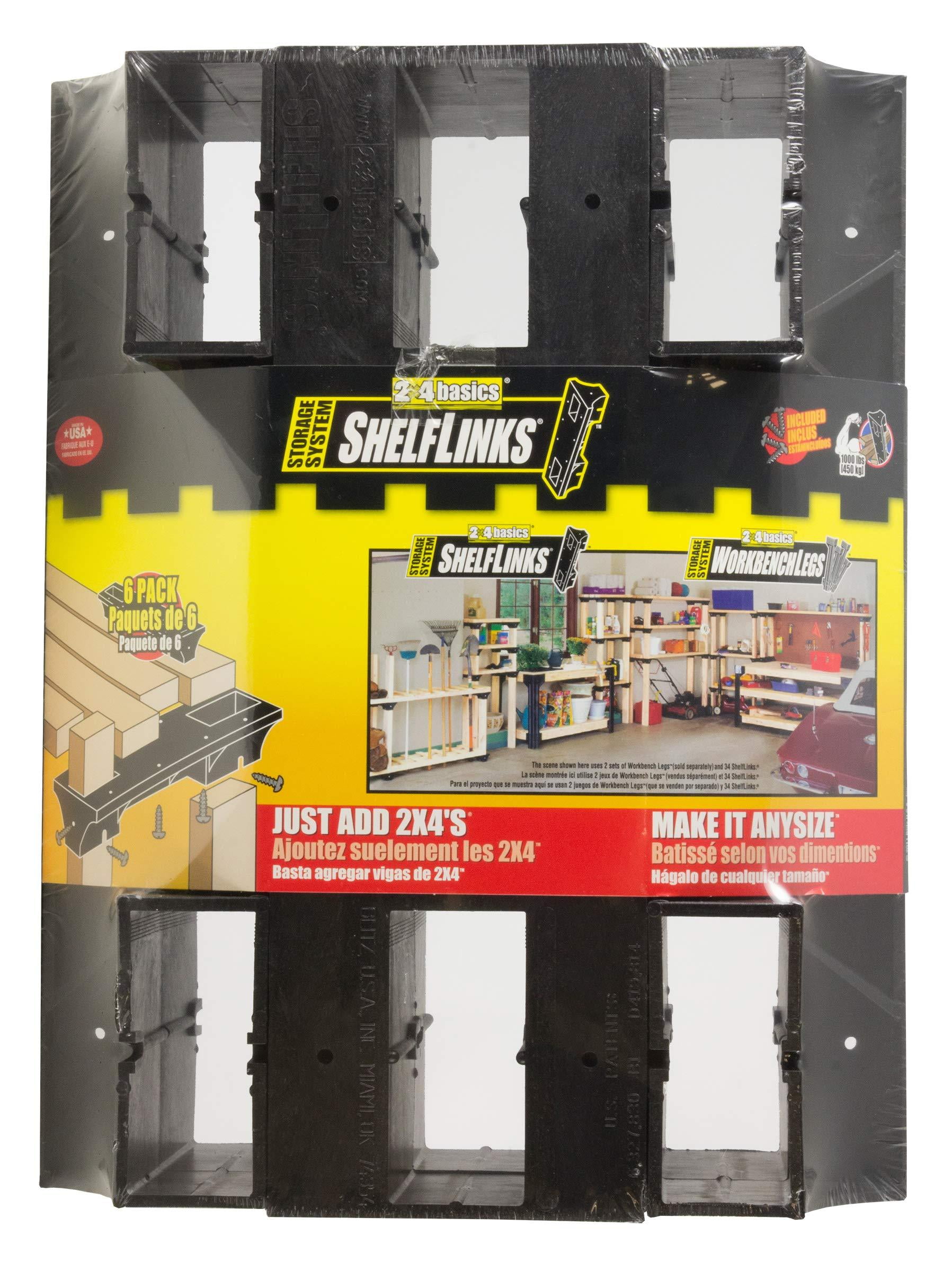 2x4Basics WorkBench Legs with Shelf Links (No Lumber Included ...