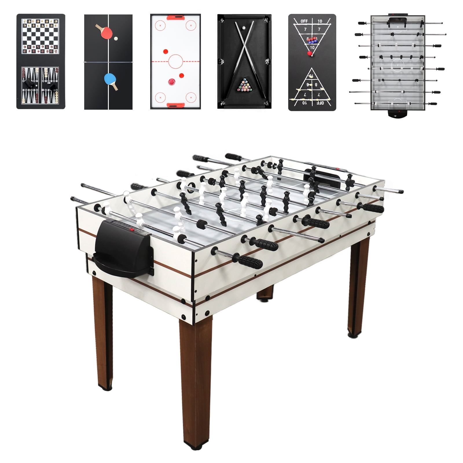 2x4ft 10-in-1 Combo Game Table Set for Home, Game Room, Friends ...