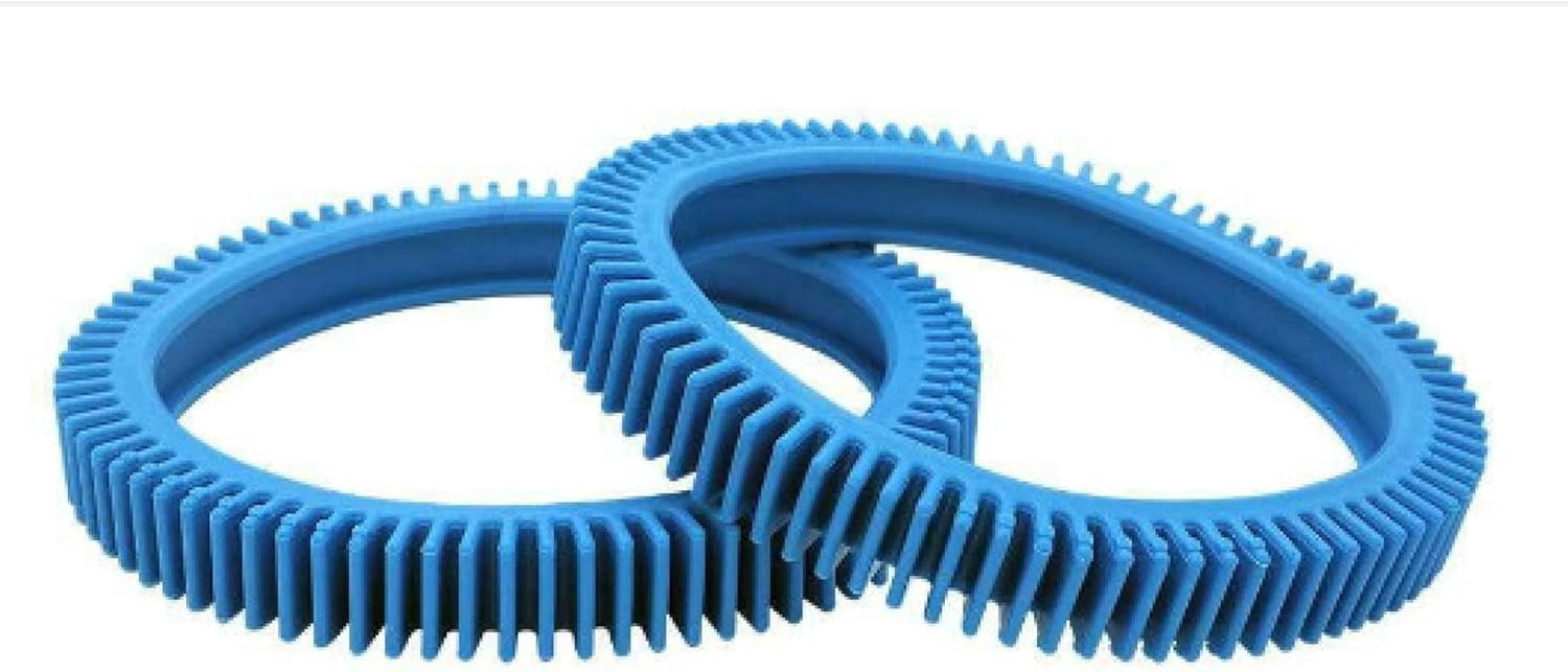 2x4x Pressure Wheel Blue Front/Rear Tires with Hump Cleaner Parts ...
