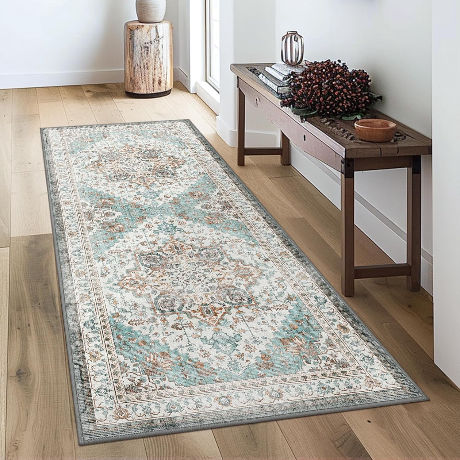 2x5 Runner Rug for Living Room Bedroom Hallway Kitchen, Soft Boho ...
