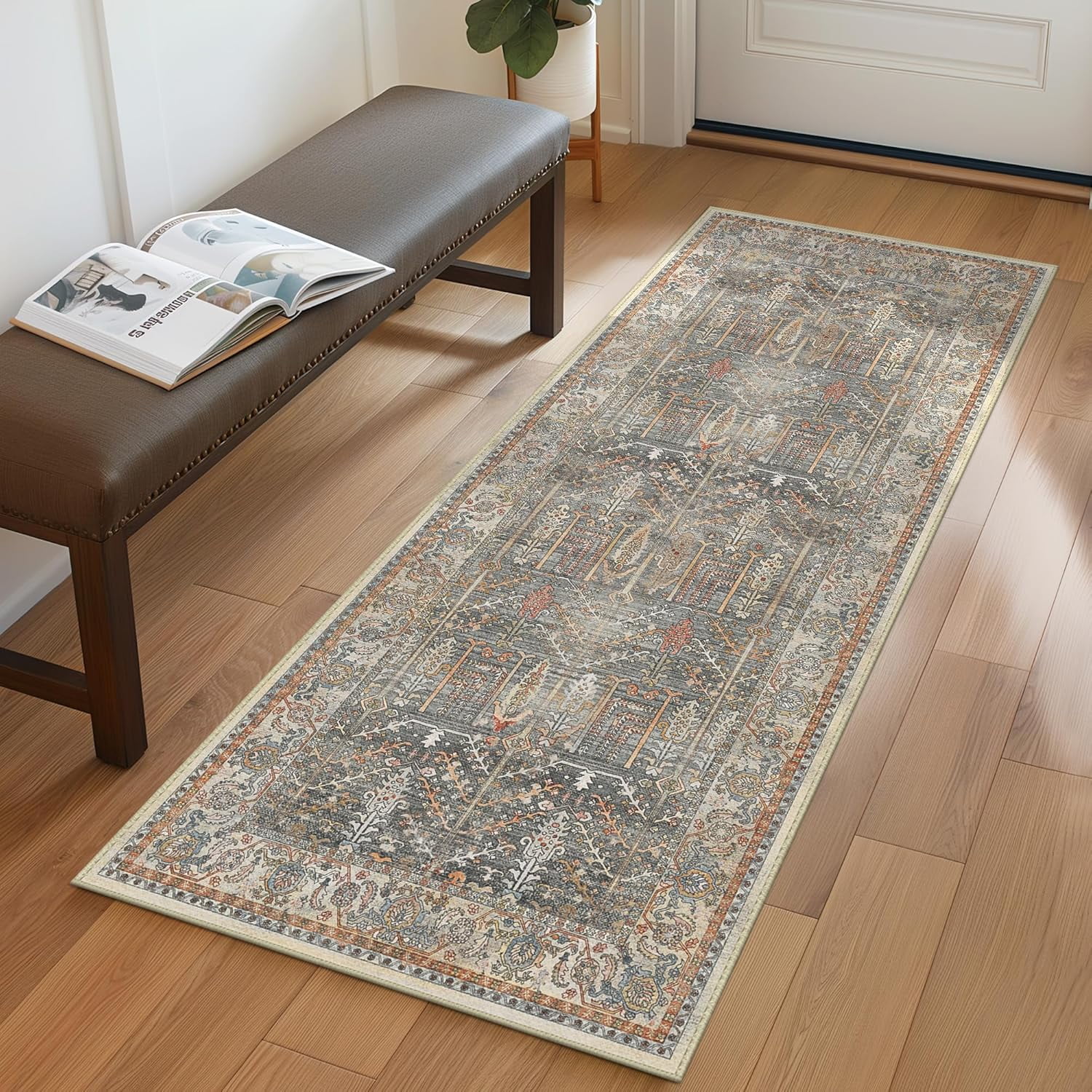 2x5 Runner Rug Non Slip, Machine Washable Rug Runners for Hallways ...