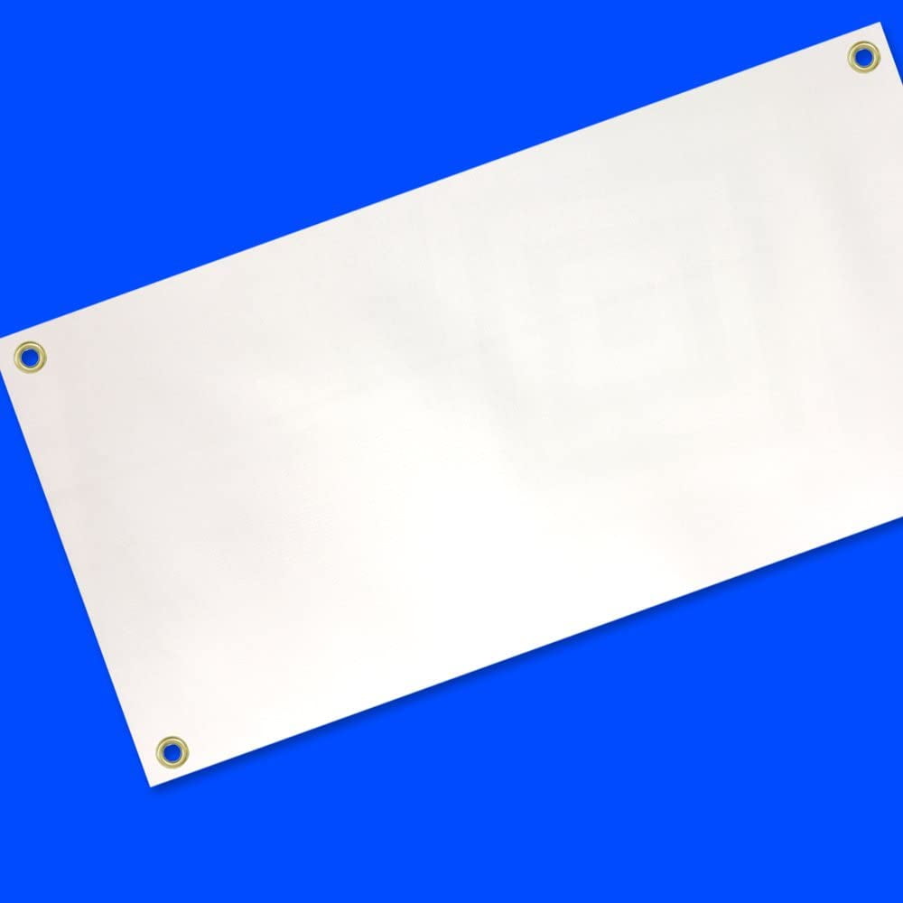 2x6 Feet Blank Vinyl Banner White Sign with Grommets - Walmart.com