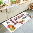 2x6 Laundry Clothes Runner Rug for Hallway, Washable Non Slip Low Pile ...