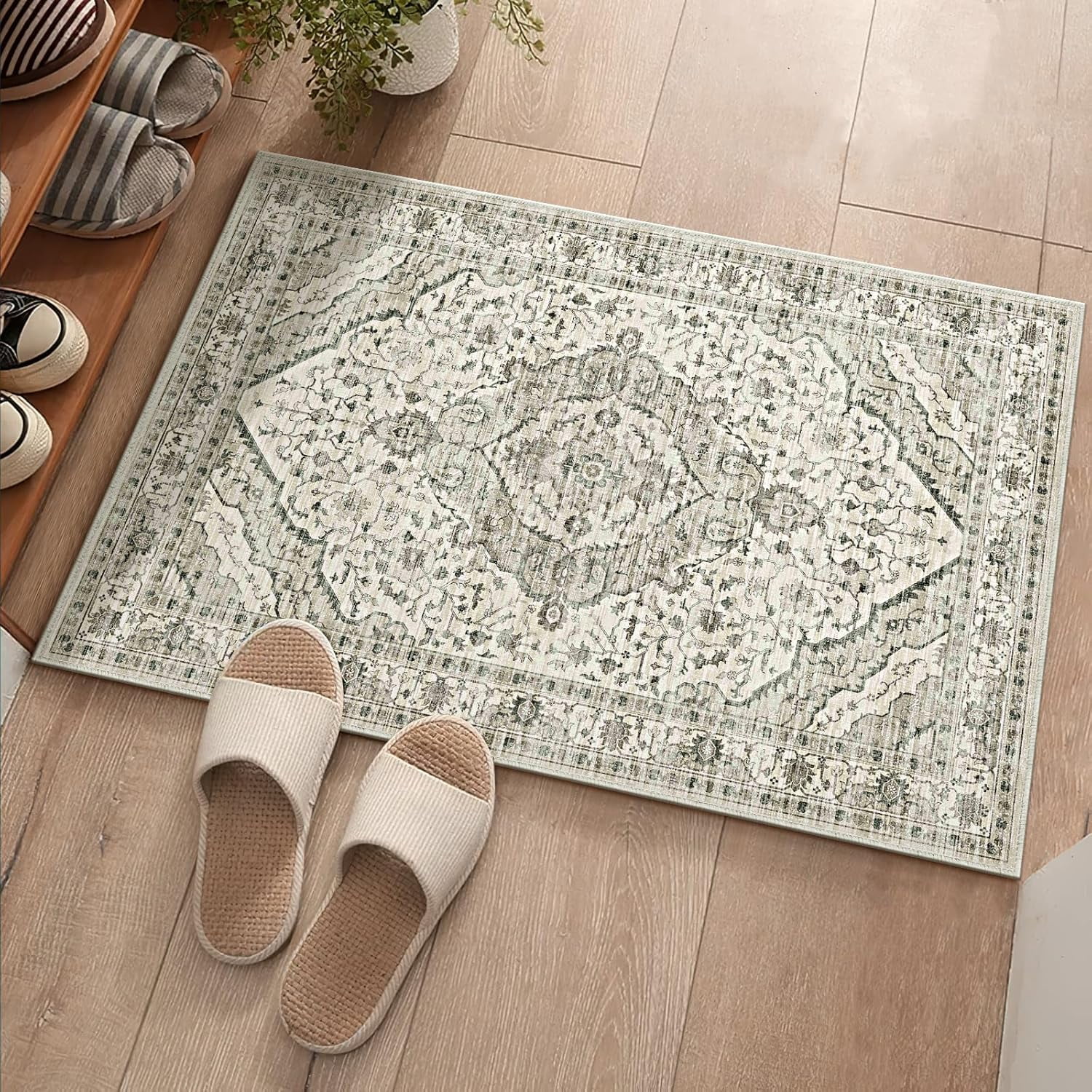2x6 Runner Rug Non Slip Carpet Runners for Hallway 6ft Fall Runner Rugs ...