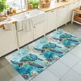 2x6 Turtle Runner Rug for Hallway, Washable Non Slip Low Pile Soft ...