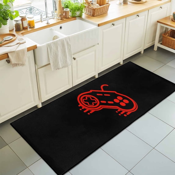 2x6 Video Games Controller Runner Rug for Hallway, Washable Non Slip ...
