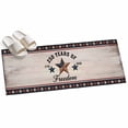 2x6 Washable Area Rugs,250th Anniversary Stripes and Stars Non-Slip ...