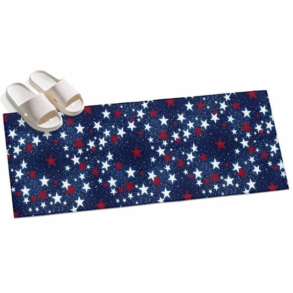 2x6 Washable Area Rugs,Independence Day Star Non-Slip Ultra Soft Rug ...